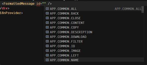 Reactjs Make Id In Formattedmessage From React Intl Inherit From A