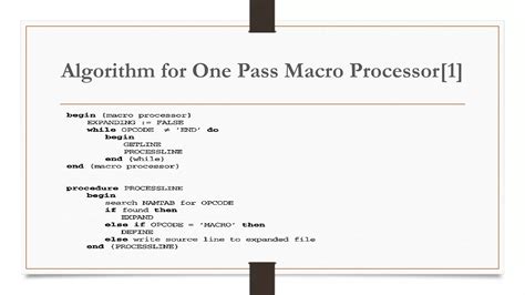 Macro Processor PDF
