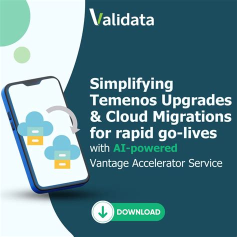 Validata Group On Linkedin Temenosupgrade Cloudmigrations Vantageaccelerator Ai Datamigration…