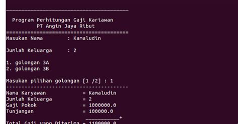 Menambah Wawasan Menghitung Gaji Karyawan Dengan Java Script