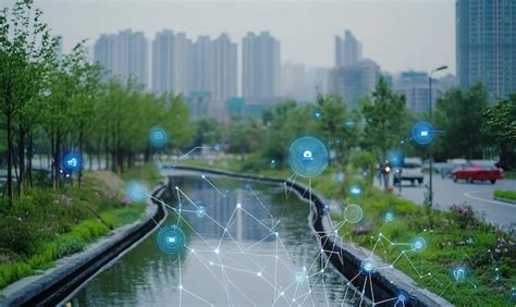 A Citys Smart Sewer System Equipped With Ai And Sensors Premium Ai Generated Image