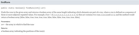 Solved Finds The Runs In The Given Array And Returns A Chegg