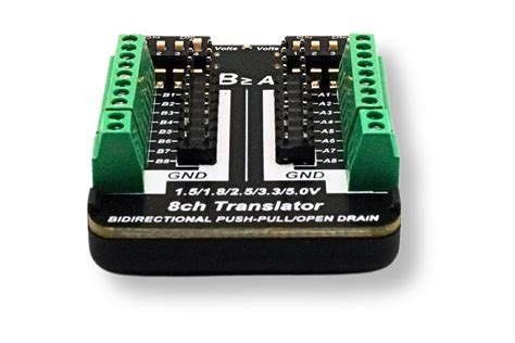 8ch 100mbps bidirectional push pull open drain voltage translator