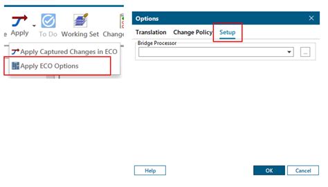 Using Bridge Processor To Map Part Numbers Between Target And Impacted Designs With Ecos