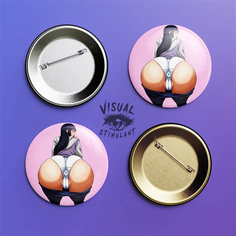 Visual Stimulant Big Butt Anime Girl Sexy Anime Girl Anime Button Etsy