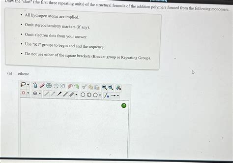 solved draw the start the first three repeating units