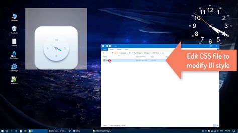 Make Clock Widget With Htmlcss For Rainwidget Youtube