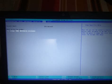 No USB Device In Boot Menu On Acer Aspire 3 A315 31 P7GF Acer Community
