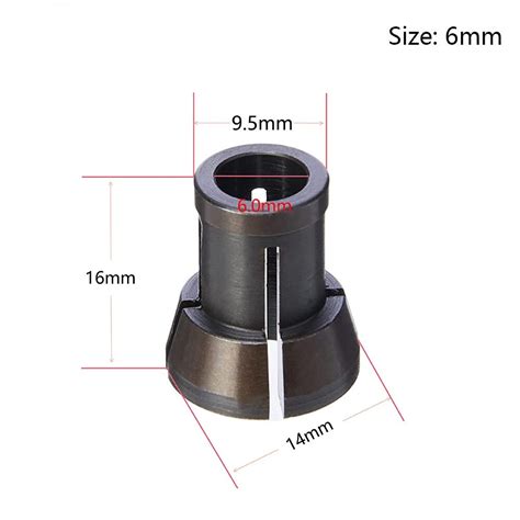 High Precision Adapter Router Collet 8mm 6 35mm 6m Grandado