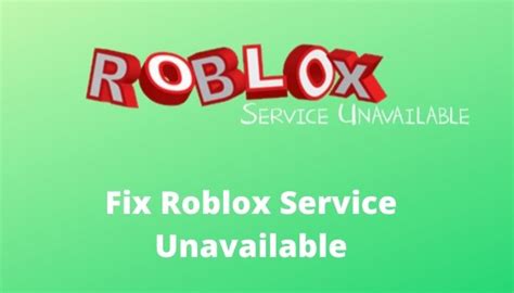 Fix Roblox Service Unavailable [resolve Error 503 Instantly]