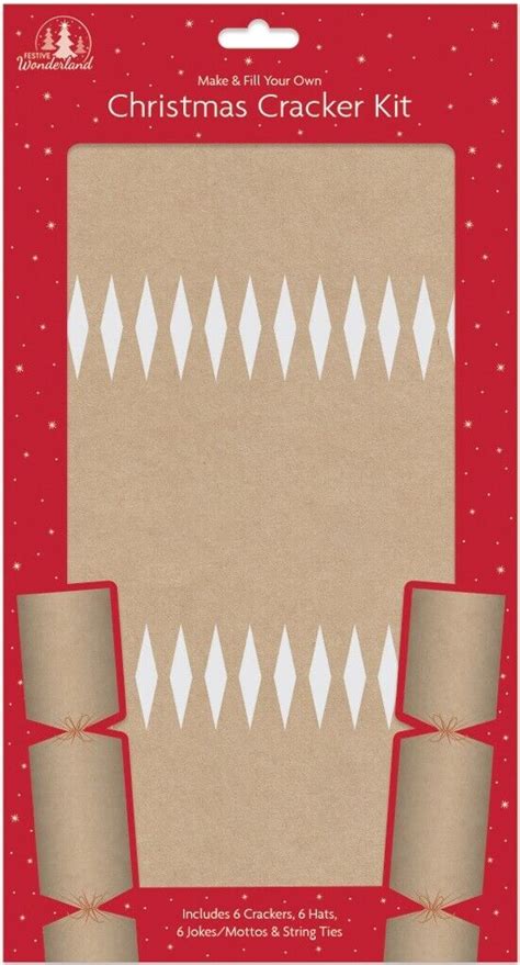 Make And Fill Your Own Traditional Christmas Crackers Craft Kit