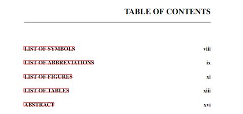 Thesis List Of Tables And Figures In The Table Of Content TeX LaTeX Stack Exchange