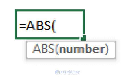 How To Use ABS Function In Excel Suitable Examples ExcelDemy