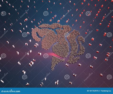 Brain Composed Of Binary Code Network Data Transmission Program Core