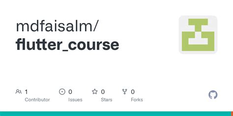 GitHub Mdfaisalm Flutter Course