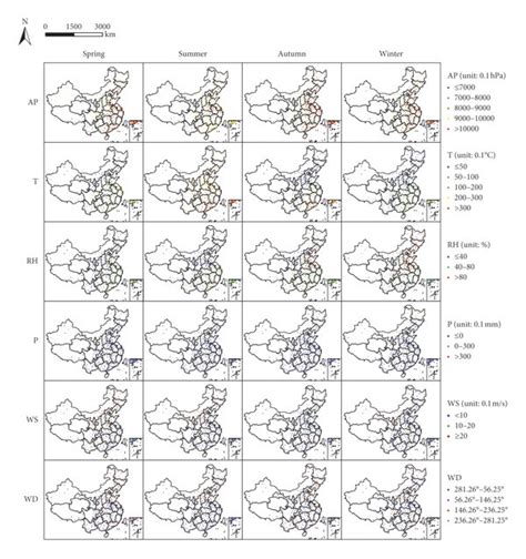 spatial pattern of the impact of meteorological factors on pm10 download scientific diagram