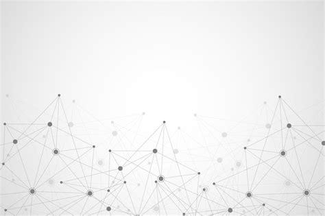 Premium Vector Abstract Polygonal Background With Connected Lines And Dots Minimalistic