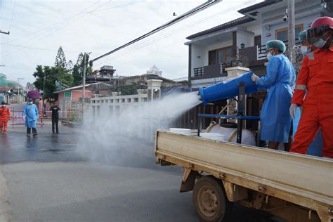 လားရှိုးမြို့၌ ကိုဗစ် ၁၉ ရောဂါ ကာကွယ်ရေးအတွက်ပိုးသတ်ဆေးဖြန်းခြင်းလုပ်ငန်းဆောင်ရွက