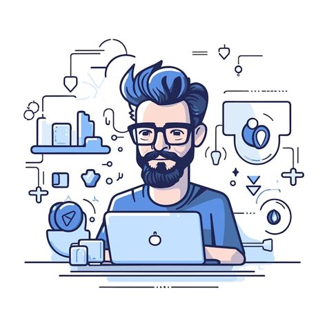 Illustration Der Web Entwicklung Programmierer Und Codierung Website