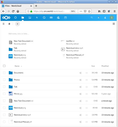 Ubuntu 2004 Lts Nextcloud Access Via Webdav Server World