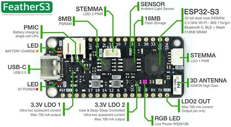 Feathers3 Esp32 S3 Board Bigamart