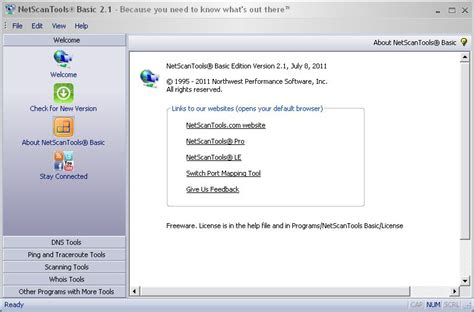 Freeware From NetScanTools