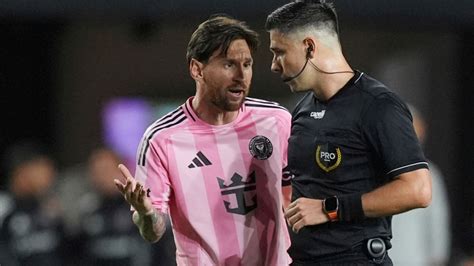 Mls Fines Inter Miamis Lionel Messi For Going Hands On With New York