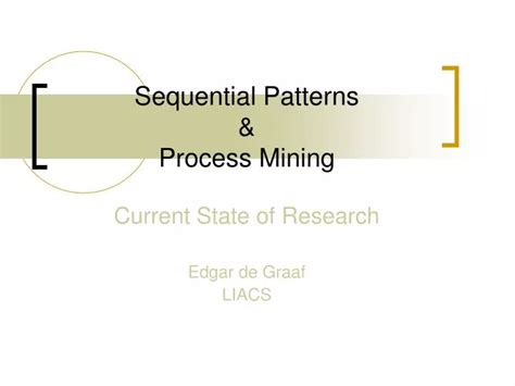 Ppt Sequential Patterns And Process Mining Powerpoint Presentation Id