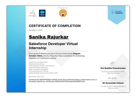 Sanika Rajurkar On Linkedin Connections Smartinternz Salesforce Skilledonsalesforce…
