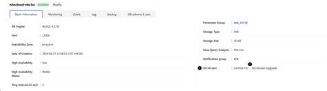 Db Instance Nhn Cloud User Guide