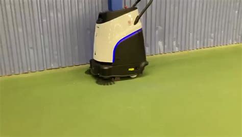 gaussian robotics on linkedin ecobot 40 cleaning tennis court