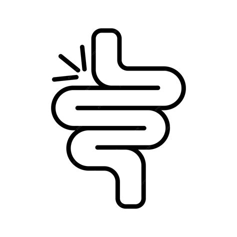 Premium Vector Gut Constipation Icon