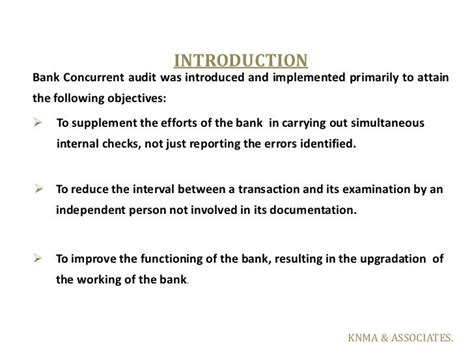 Bank Concurrent Audit