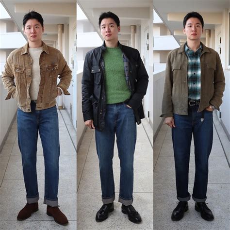 남자 청바지 코디 유니클로 데님 두 장 영입 기념 네이버 블로그