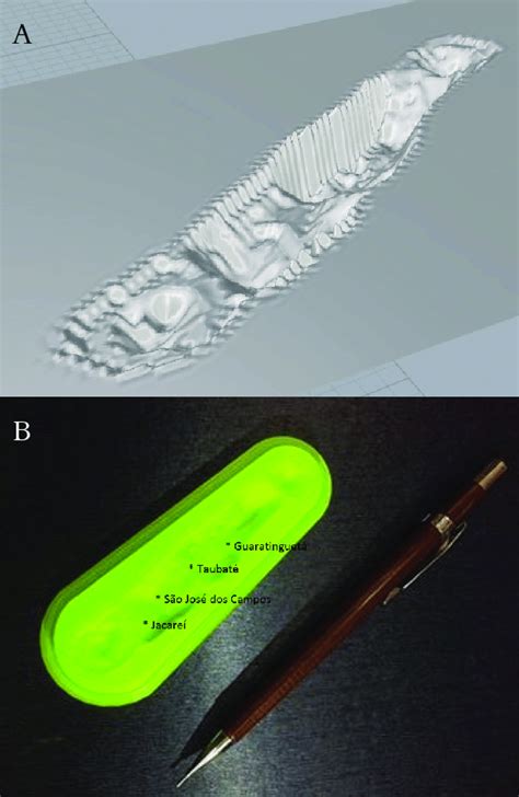 Subsurface Models Of A Structural Contours B Physical 3d Model Of