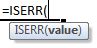 Excel ISERR Function Test If Cell Is An Error Ignore N A