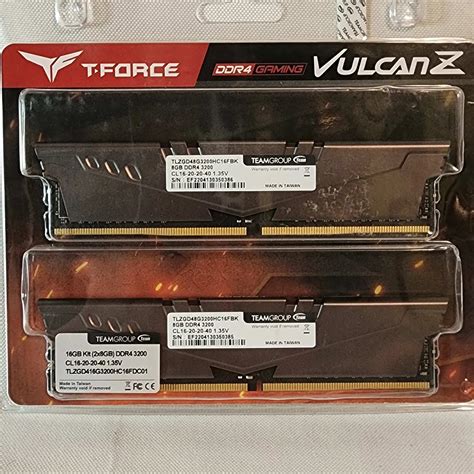 T Force 16gb 3200mx Ddr4 Ram On Jawa