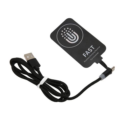Thin Wireless Charging Receiver Type C Magnetic Suction Dual Purpose Wireless Charging Receiver