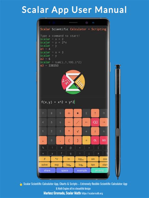 Scalar App User Manual Pdf Mobile App Scripting Language