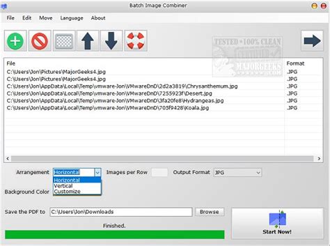 Download Batch Image Combiner MajorGeeks