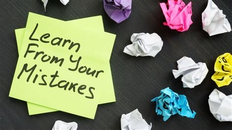 Learning From Mistakes