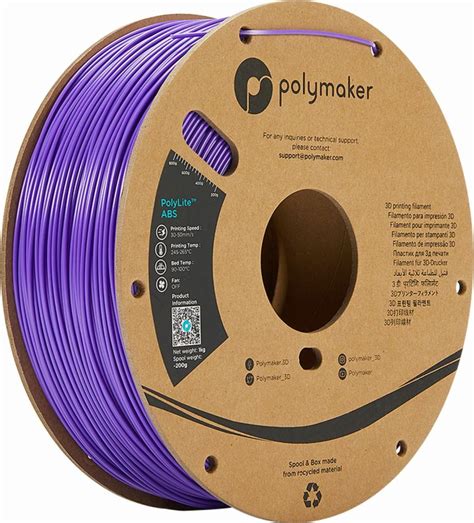 Polymaker Polylite Abs Filament Purple 1000g Mechatronik24