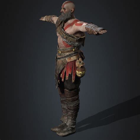 Kratos Character 3d Model By 3designer94