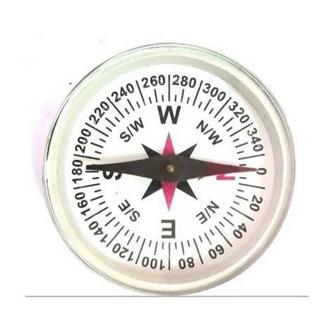 Plastic White 8inch Mini Compass Packaging Type Box Sizediameter 6