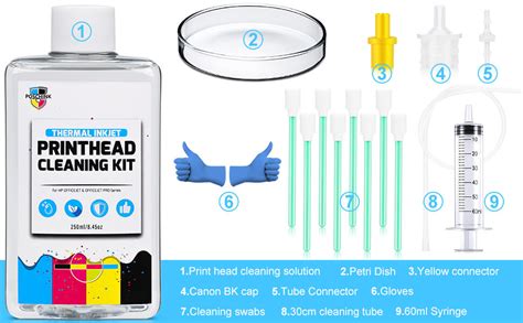 Poschink 250ml Printhead Cleaning Kit For Hp Officejet Pro 8610 8600 8620 950 951