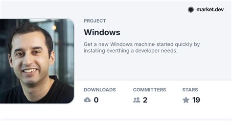 Windows Ecosystem Directory Market Dev
