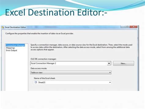 introduction of ssis pptx databases computer software and