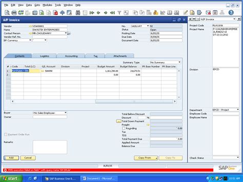 Fms Execution Failed On Field With Query Name Ap Sap Community