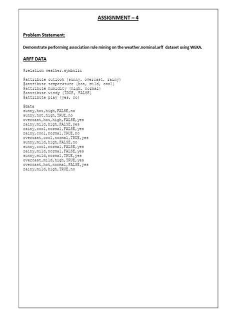 Assignment 4 Problem Statement Pdf