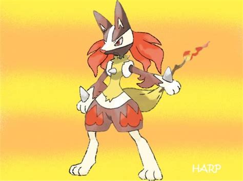 Delphox And Lucario